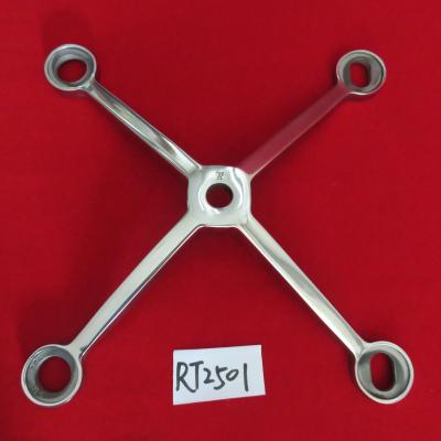China Glass facade Spider routel connector 4 Arm 250mm OEM factory for sale