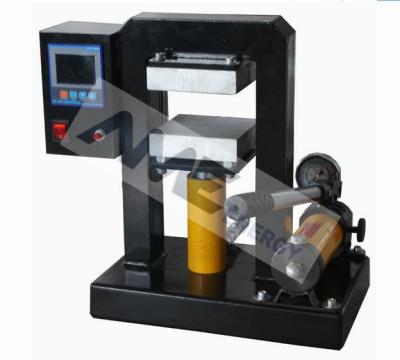 China Calender / Glovebox Compatible 5T Hydraulic Lamination Hot Press (12×12 cm area) with Temp. Controller for sale