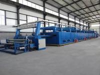 Quality 1800mm - 6000mm Fabric Finishing Machine Latex Backing And Hot Setting 30m/Min for sale
