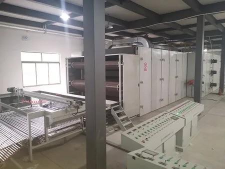 Quality 3layer hot air through type oven for spray bond nonwoven soft wadding for sale