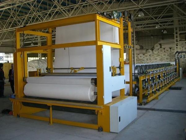 Quality Saturated Steeping Non Woven Machine Foam Steeping Bond 100-200kg/H Nonwovne Production Line for sale