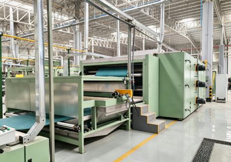 Quality 3layer hot air through type oven for spray bond nonwoven soft wadding for sale