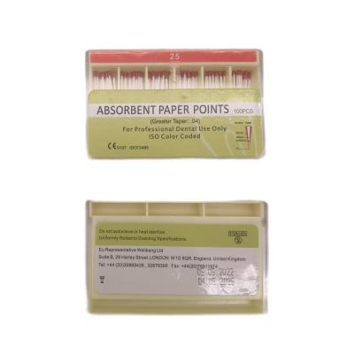 China SE-G062 Dental Absorbent Paper Point (04 taper) Packing: 100pcs/box for sale