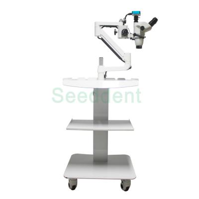 China SE-XW011 Portable Dental Surgical Microscope / Dental Microscope with built out camera use Eyepieces or Monitor for sale