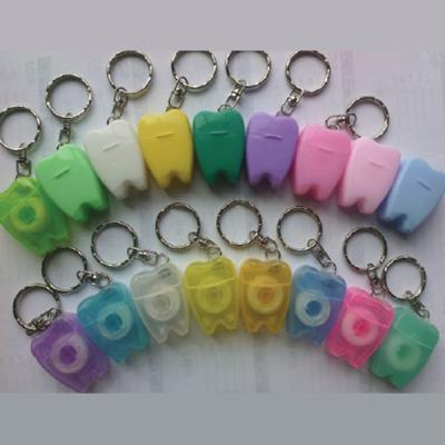 China Dental Floss Key Chain Mint Flavor/15m/PCS for sale