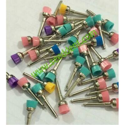 China Latch style flat prophy cup brush (colorful nylon) 100pcs/box SE-PB370 for sale