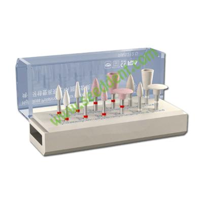 China Porcelain polishing kit  (intra-oral/full version) 12pcs/set RA 0212 D for sale