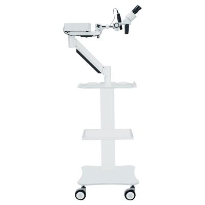 China 5X-20X LED Surgical Operating And Dental Endodontic Microscope Short Arm Cart Type for sale