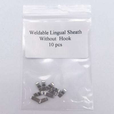 China Orthodontic Cast Lingual Sheath Without Hook Dental Accessories Buccal Tube Lingual Sheath for sale
