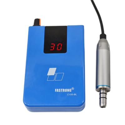 China Dental lab Portable rechargeable brushless handpiece micromotor / Portable LCD screen E type Brushless Micromotor for sale