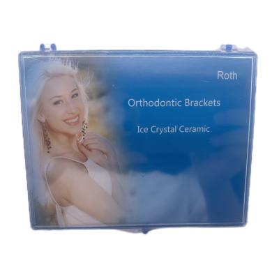 China SE-O002 Dental orthodontic ice crystal sapphire Roth /MBT 022 Bracket for sale