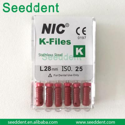 China NIC K H Reamers files / Dental root canal files / Dental Endodontic files for sale