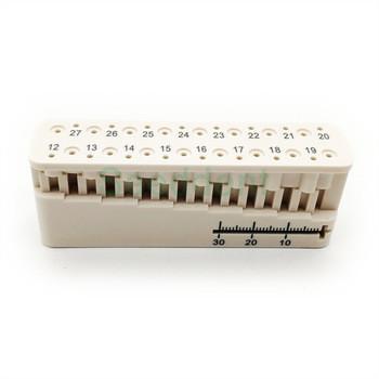China Dental Instrument Endo Block for Canal Files Measuring Endo Box Ruler / Dental tool for sale