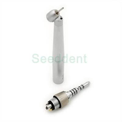 China 45 degree Mini head push button fiber optic surgical handpiece with KAVO type quick coupling SE-121+SE-H091 for sale