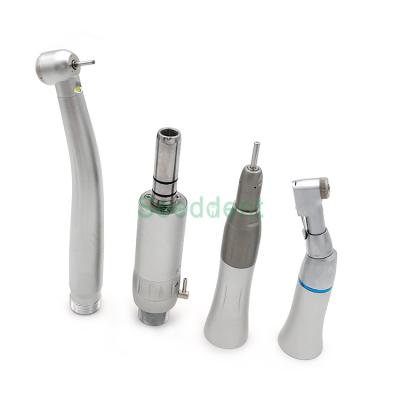 China Dental Low Speed Handpiece Kit / Dental LED Handpiece High Speed with Contra Angle & Straight Handpiece & Micro Motor for sale
