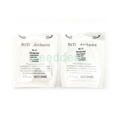 China Dental Orthodontic Colorful Ovoid Round / Rectangular Stainless Steel / Niti Wire 1pc/bag SE-O030/SE-O031 for sale