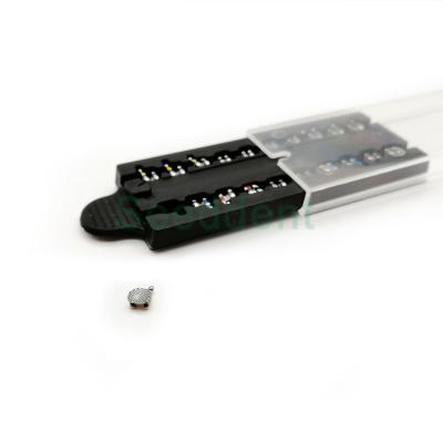 China Dental Metal Bracket Roth / MBT / Edgewise / Orthodontic Bracket with small black/blue/white box SE-O012-17 for sale
