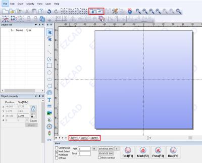 China Multiple Control Objects EZCAD Laser Marking Software 3D Model Layered Carving for sale