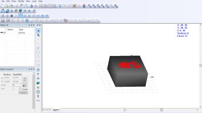 Cina 3D software della marcatura dell'involucro/laser, software dell'incisione laser per incisione 3D in vendita