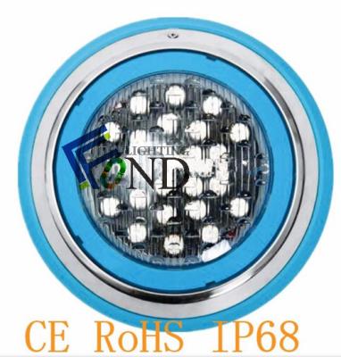 China A piscina de aço inoxidável do diodo emissor de luz da eficiência elevada ilumina a fonte conduzida IP68 impermeável das luzes da bateria à venda
