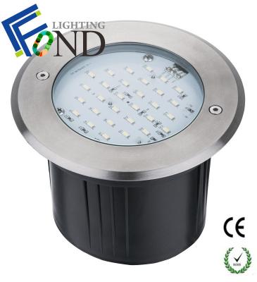China 10W om Helderste Geleid Ondergronds Licht Openluchtpark die Wit RGB IP68 Ce ROHS aansteken Te koop