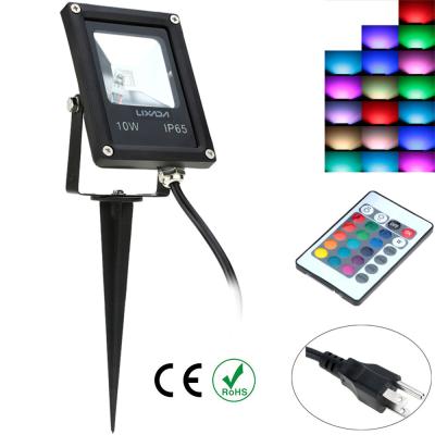 Cina luce di inondazione solare del giardino della luce LED del paesaggio 10W RGB bianco 12V o 86 - 240V in vendita