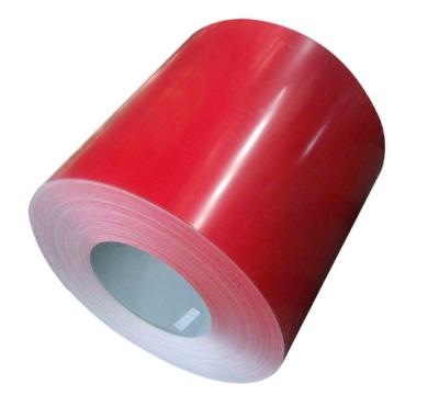 China PPGI Steel Coil Prepainted Galvanized Steel Coil Red Colour Coating For Roofing Roll Forming for sale