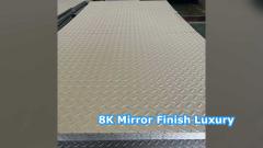 8K Mirror Stainless Steel Sheet for Luxury Decor