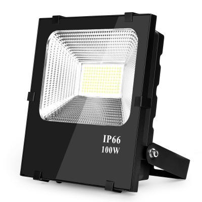 China Heatsink, glass, silicone rubber for glass 100w Driverless LED Flood light Housing for sale