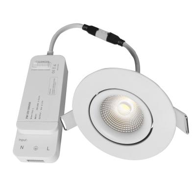 中国 防眩屋外のスマートなLED Downlights UGR TUYAシステム ホテルのための7ワットの穂軸 販売のため