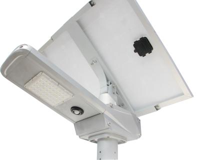 China Waterproof IP65 80W Solar Powered LED Street Light Lithium Battery 12V/480WH for sale