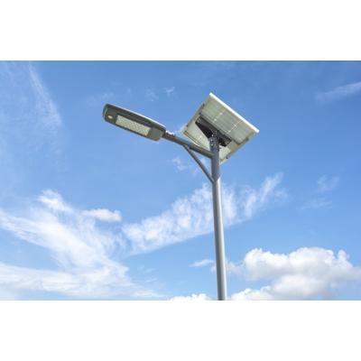China High Brightness Solar Powered LED Street Light 140lm/w SMD IP65 Outdoor Waterproof for sale