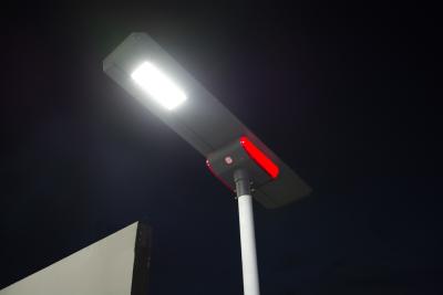 China 12V IP65 75Ra All In One Solar Street Courtyard Light With Model Phone APP Control for sale