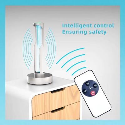 China Remote Control Quartz UV Disinfection Light 253.7nm Sterilizer 36W CE RoHS Certification for sale