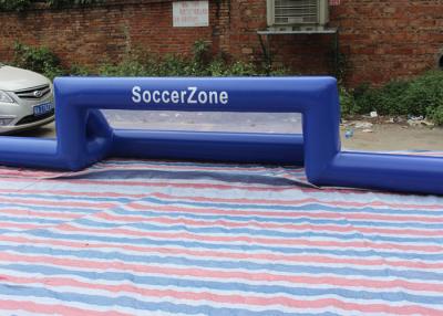China Customized 24m x 18m Inflatable Football Field / Soccer Field For Bubble Ball for sale