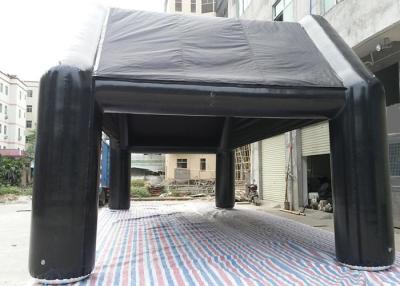Cina tenda di riparo gonfiabile commerciale della tenda gonfiabile nera di 6m x di 12m X 5mH in vendita