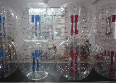 China Balão 1.2mDia/1.5mDia/1.8mDia humano inflável transparente do futebol da bola da aldrava da cor à venda