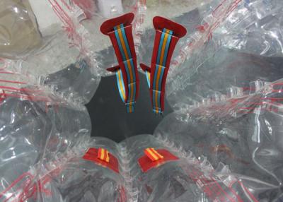 China Balão 1.2mDia/1.5mDia/1.8mDia humano inflável transparente do futebol da bola da aldrava da cor à venda
