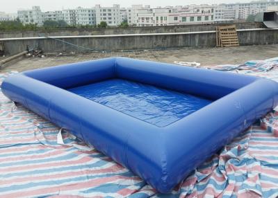 China Mini Blue Indoor Inflatable Dog Swimming Pool For Pets 3×2m With CE for sale