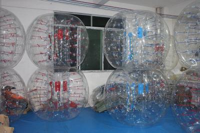 Cina PVC di 0.8mm CE gonfiabile di calcio della bolla dello zorb del corpo del diametro da 1,5 m. in vendita