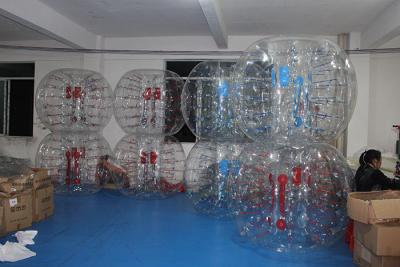 Cina PVC di 0.8mm CE gonfiabile di calcio della bolla dello zorb del corpo del diametro da 1,5 m. in vendita