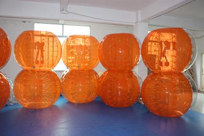 China 0.7mm tpu van de de ballonbel van 1.5 m opblaasbaar menselijk Ce van het de balvoetbal Te koop