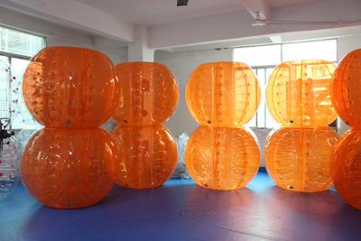 China 0.7mm tpu van de de ballonbel van 1.5 m opblaasbaar menselijk Ce van het de balvoetbal Te koop