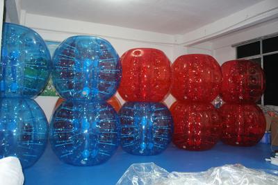 Cina Urto gonfiabile della palla della pancia degli adulti di calcio gonfiabile rosso della bolla in vendita