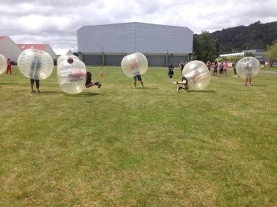 China Customized Large Inflatable Bubble Soccer , Plastic Bubble Ball Soccer Inflatable for sale