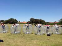 China Customized Large Inflatable Bubble Soccer , Plastic Bubble Ball Soccer Inflatable for sale