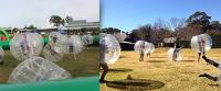 China Clear / Blue Inflatable Bumper Ball SGS Certification Bubble Knocker Ball for sale