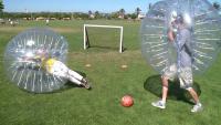 China Clear / Blue Inflatable Bumper Ball SGS Certification Bubble Knocker Ball for sale