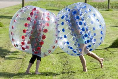 Cina Calci gonfiabile della bolla adulti/dei bambini palla gonfiabile del paraurti del PVC da 0,8 - 1 millimetro in vendita