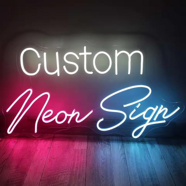 Quality Pink Purple White Romantic Flex High Brightness Neon Logo Sign Led for sale